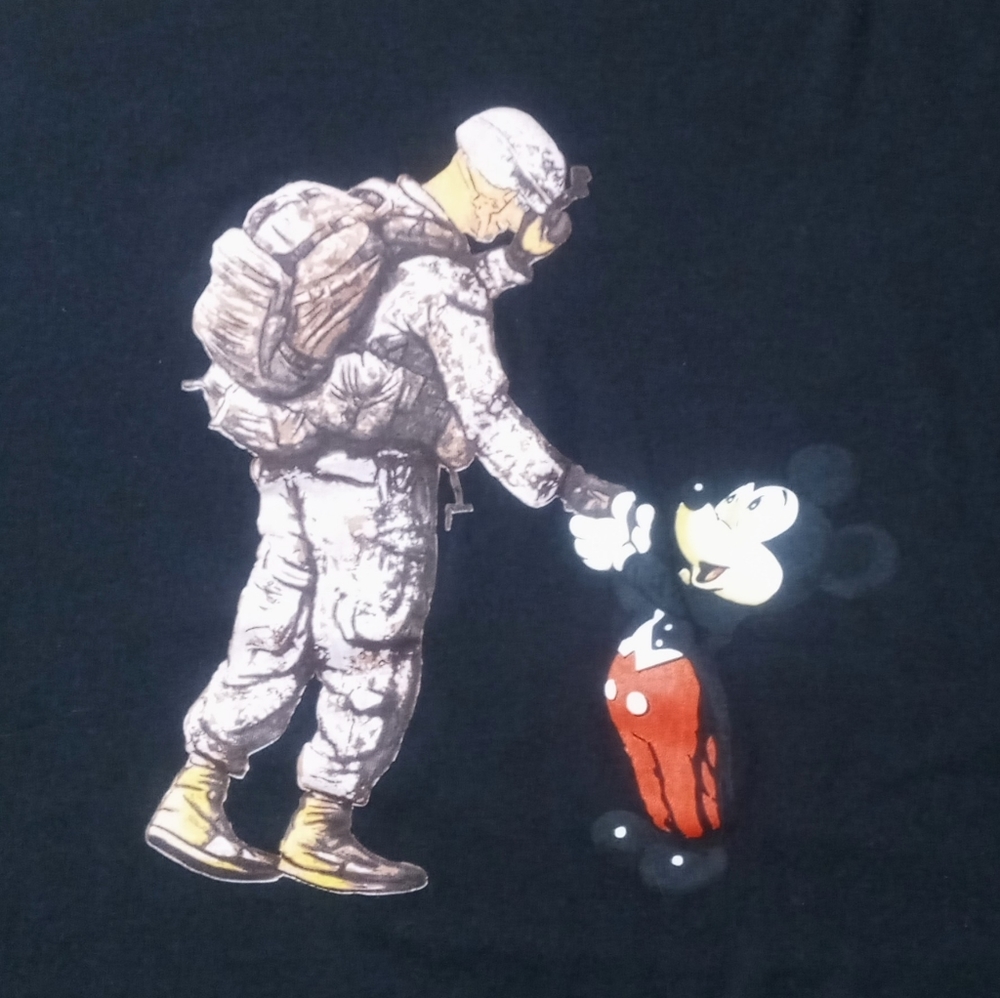 Mickey Mouse Thank You Usmc Us Army Usaf Navy Militar… - Gem